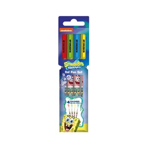 Spongebob Gel Pens The Scotland Shop