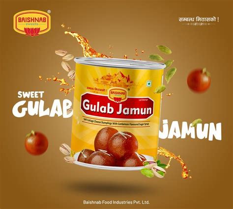 Gulab Jamun Post Design In 2022 Food Flavored Sugar Snack Recipes