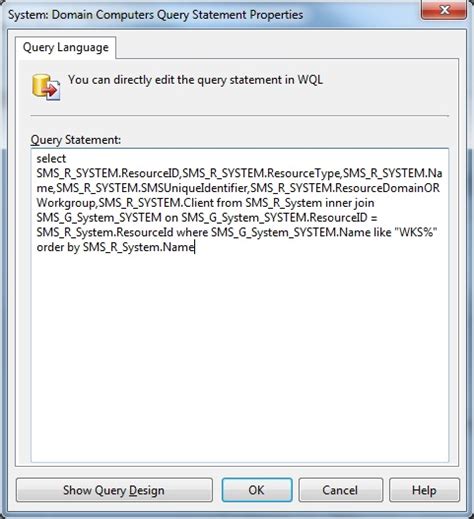 ConfigMgr Tips And Tricks SCCM 2007 R2 Create Dynamic Collections Based On String In