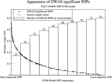 Appearance Of The Gwas Significant Snps In The Full Svm Snp Model Download Scientific