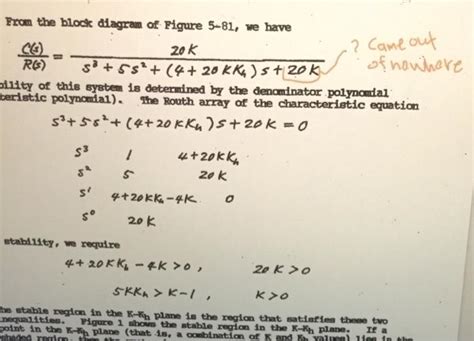 solved problem 10 consider the servo system with tachometer