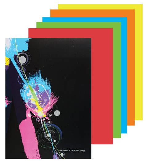 Notepad Coloured Pages Sanvily Stationery Supplies