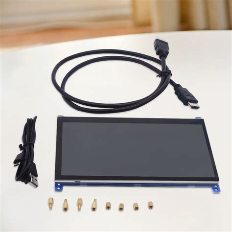 Raspberry PI 7 Inch HDMI Hd Display Resolution 1024x600 Capacitance Multi Touch USB Port Driver Free