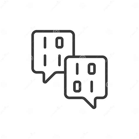 Programming Languages Icon In Line Design Programming Languages