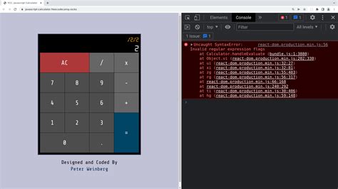 Javascript Calculator Accepts Invalid Input · Issue 49038