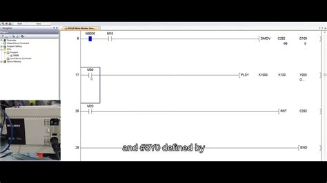 Mitsubishi Plc Fx3s High Speed Output Programming Servo Or Stepper