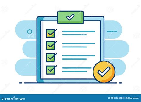 a vibrant checklist with green checkmarks and a yellow tick symbol