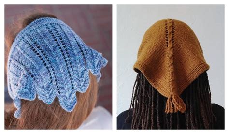 Head Kerchief Free Knitting Patterns And Paid Knitting Pattern