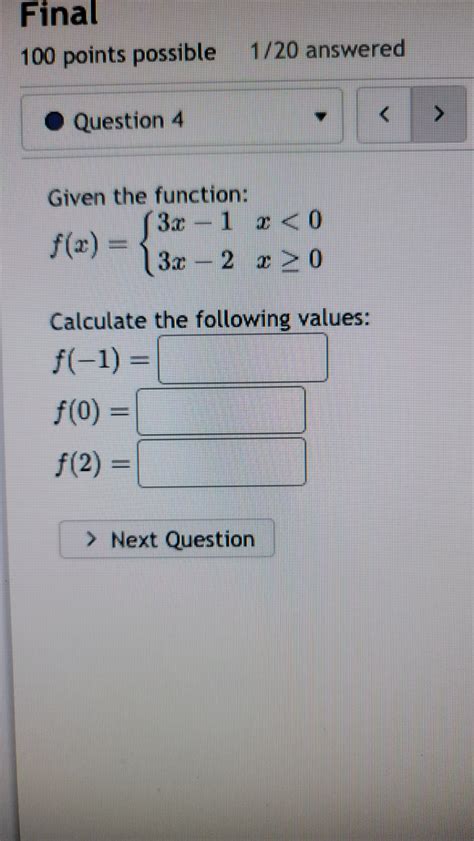 Solved Given The Function Chegg