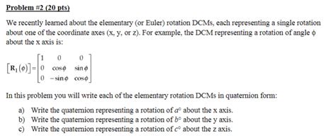 Solved We Recently Learned About The Elementary Or Euler