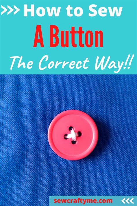 Learn How To Sew Buttons The Easy Way With This Sewing Tutorial You Dont Have To Worry If The