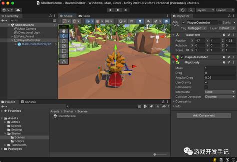 Unity 渡鸦避难所 2 搭建场景并添加碰撞器unity场景搭建碰撞体 Csdn博客