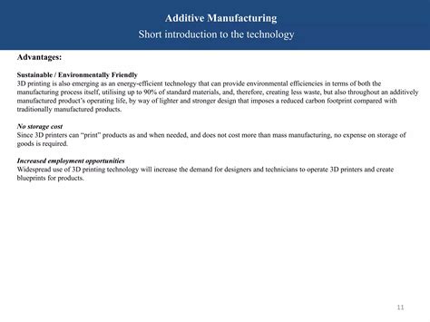 Additive Manufacturing 3d Printing Technology Pptx