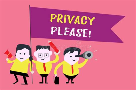 Writing Note Showing Privacy Please Business Photo Showcasing Asking Someone To Respect Your