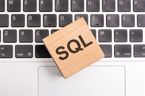 Premium Photo Sql Inscription Concept On Cube On Keyboard