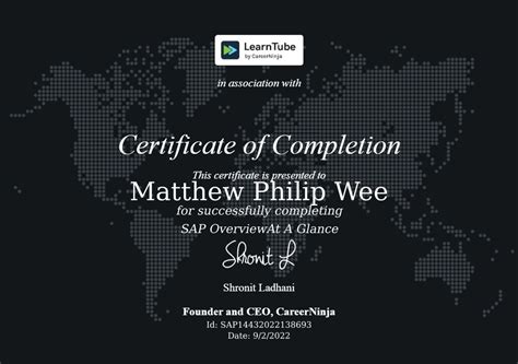 Matthew Philip Wee Posted On Linkedin