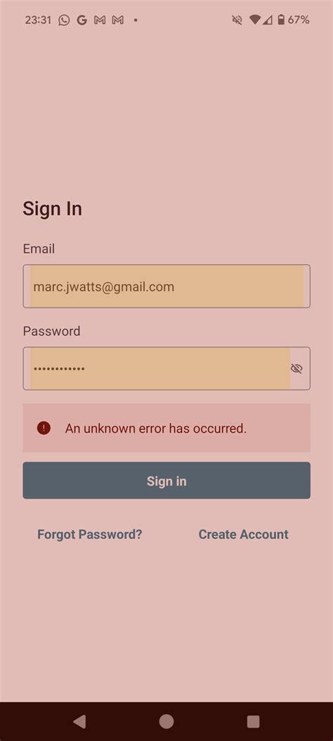 How To Log Withauthenticator To Understand Why This Error Is Occurring When I Try To Sign In