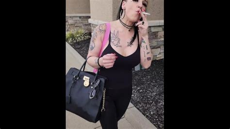 Kandyxb Smokes After Gym Workout