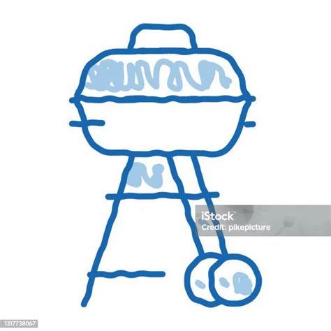바베큐 쿡 도구 낙서 아이콘 손으로 그린 일러스트레이션 굽기에 대한 스톡 벡터 아트 및 기타 이미지 굽기 그리기 낙서 드로잉 Istock