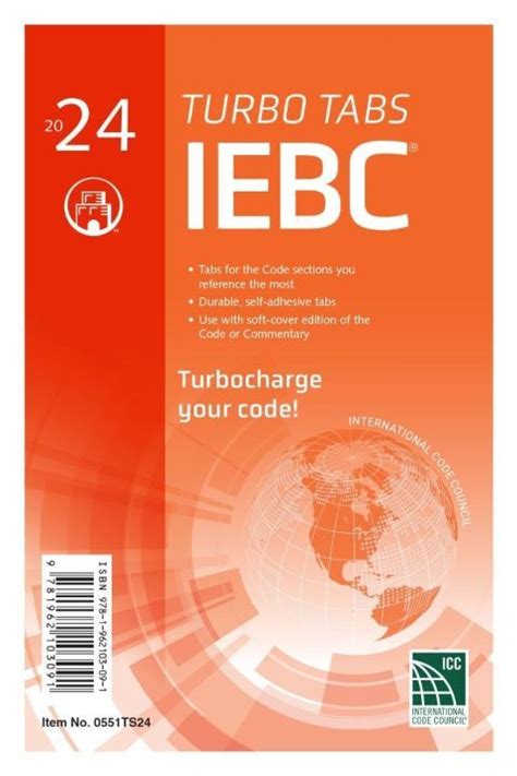 2024 International Existing Building Code Iebc Turbo Tabs Loose Leaf