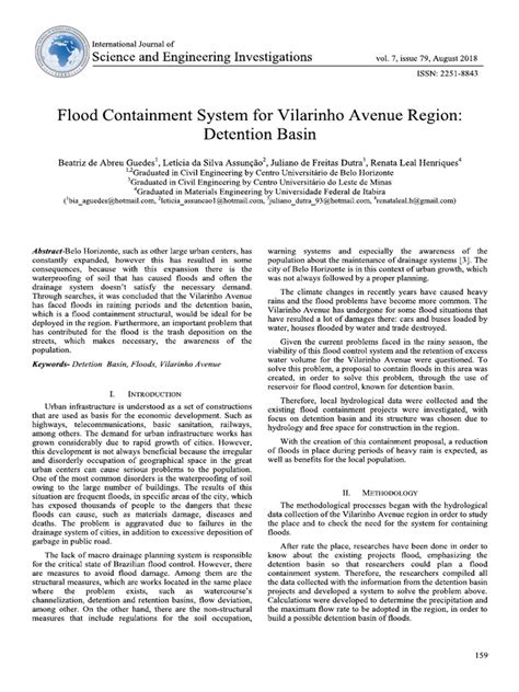 Flood Containment Pdf