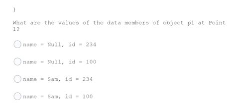 Solved Consider The Following Program Class Person String
