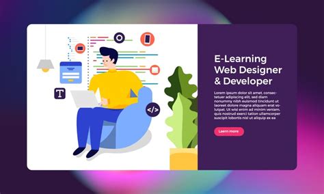 Web Developer Vector Images Over