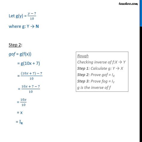 Misc Let F X X Find G Such That Gof Fog IR