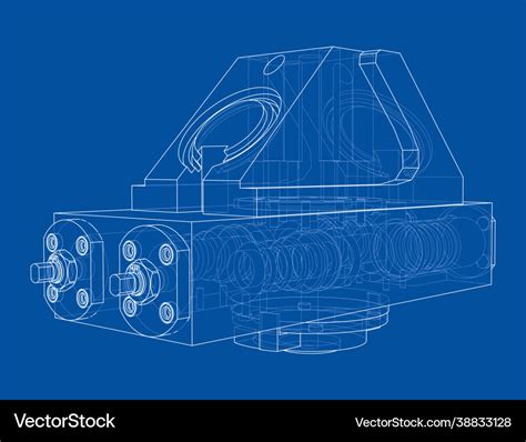 Abstract Industry Object Concept Royalty Free Vector Image
