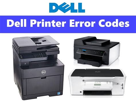 Dell Printer Error Codes Troubleshooting And Manual