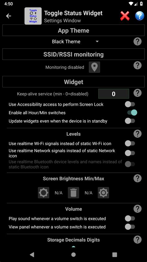 Toggle Status Widget App On Amazon Appstore