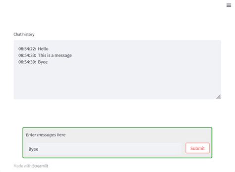 Fix Stform To The Bottom Of The Ntainer Using Streamlit Streamlit