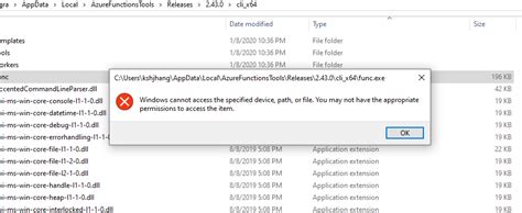 Azure Functions Not Executing Access Denied Everytime Stack Overflow