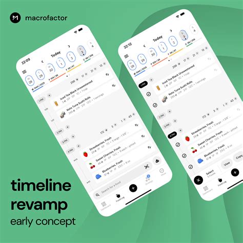 Food Timeline Revamp Sneak Peek : r/MacroFactor