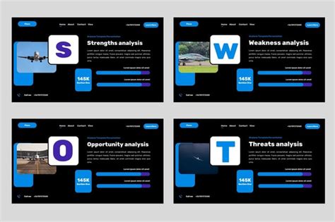Plane Aviation Powerpoint Template Incl Airline And Aviation Envato