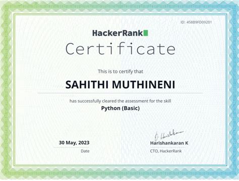 Im Happy To Share That Ive Obtained A New Certification Pythonbasic