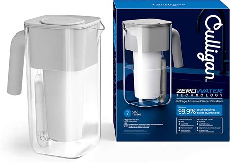 Sans Water Purifier Culligan Zerowater 7 Cup Filter Pitcher 5 Stage