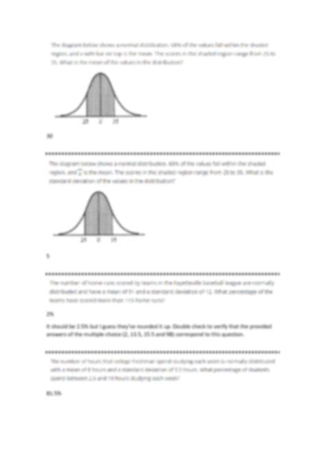 SOLUTION Multiple Choice Statistics Studypool