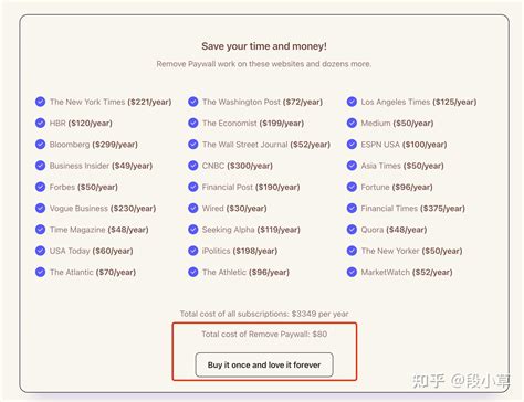 破解外刊订阅内容付费墙 Removepaywall，免费阅读 Wsj、nyt等网站 知乎