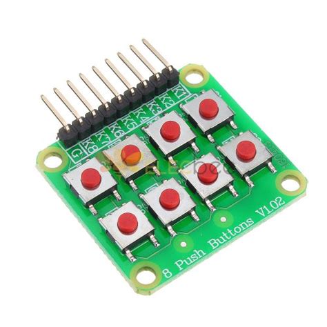 3pcs Micro Switch 2x4 Matrix Keyboard 8 Bit Keyboard External Keyboard Expansion Board Module