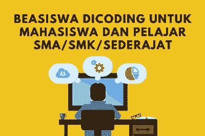 Beasiswa Dicoding Kelas Pemrograman Gratis Untuk Mahasiswa Dan Pelajar SMA SMK Sederajat