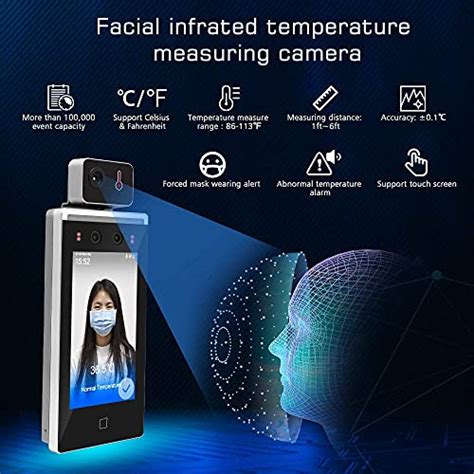 Face Recognition Temperature Measurement Access Control Machine System