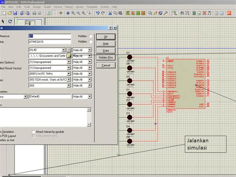 gampang simulasi bascom avr dengan proteus