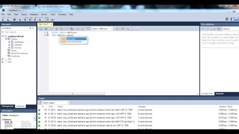 Stored Procedure In Mysqlworkbench Youtube
