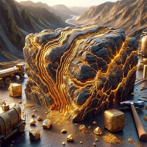How Does Gold Form Naturally