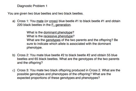 Solved You Are Given Two Blue Beetles And Two Black Beetles