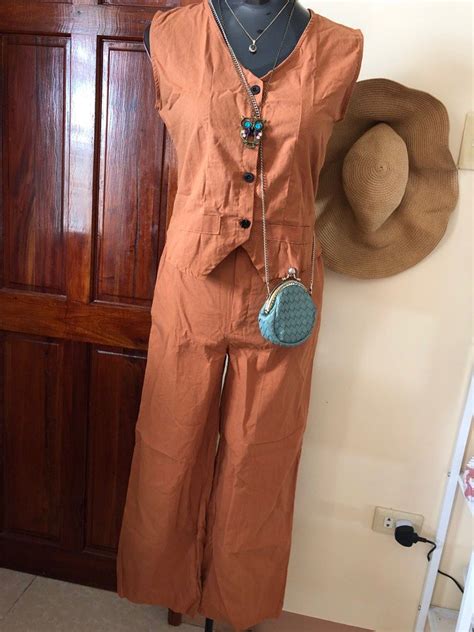 Rust Coordinates Womens Fashion Dresses And Sets Sets Or Coordinates On Carousell