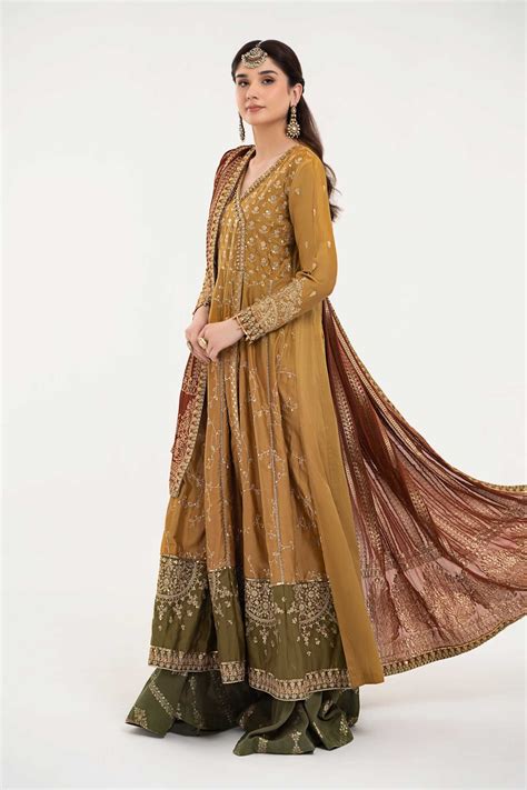 Suit Mustard Css 702 Mariab Designs Ae