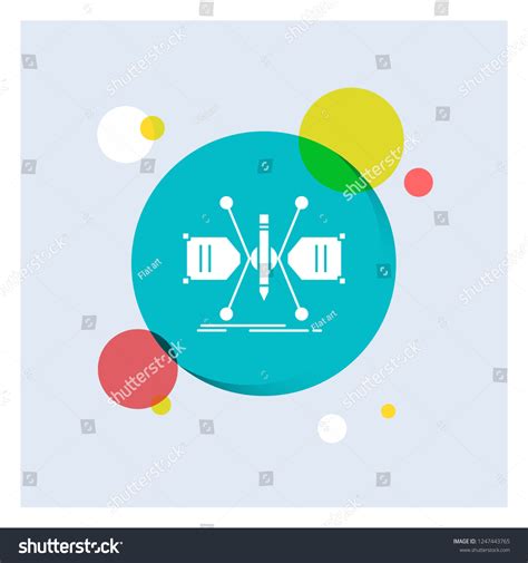 Architect Constructing Grid Sketch Structure White Stock Vector
