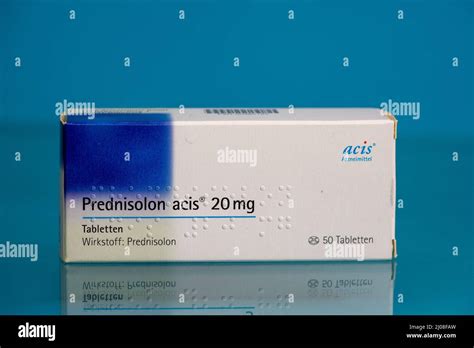 Gera Germany Mar 17 2022 Packages Of Prednisolon Prednisolon